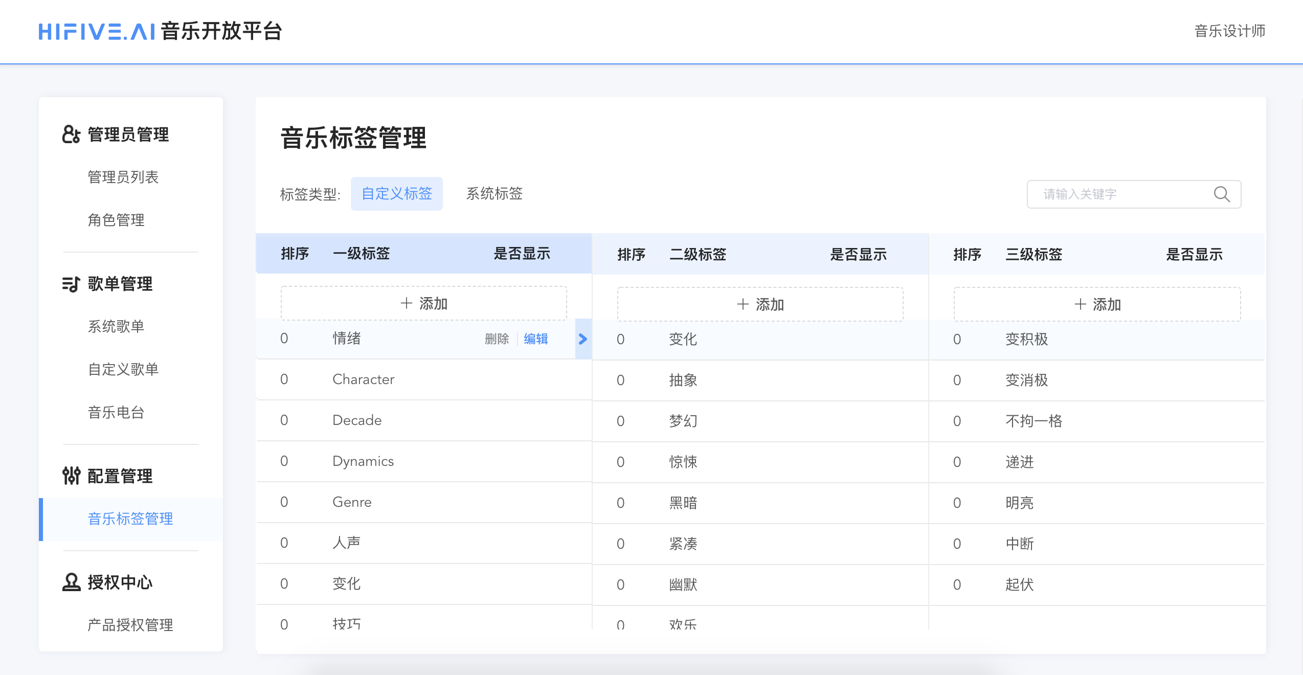 音乐内容运营指南-通用服务端-HIFIVE音加加
